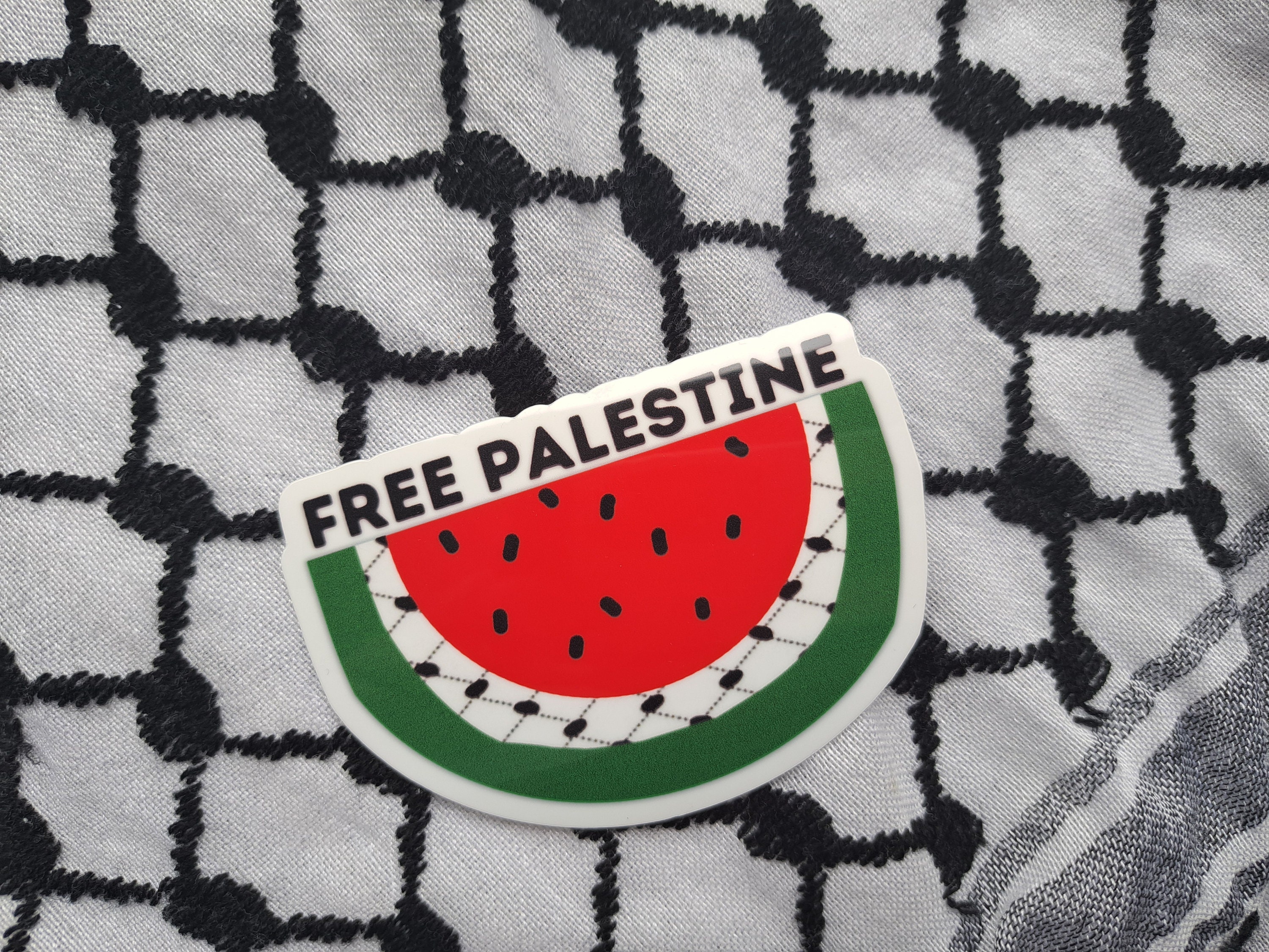 Free Palestine, Gaza, Keffiyeh Stickers, Palestine Stickers, Waterproof ...
