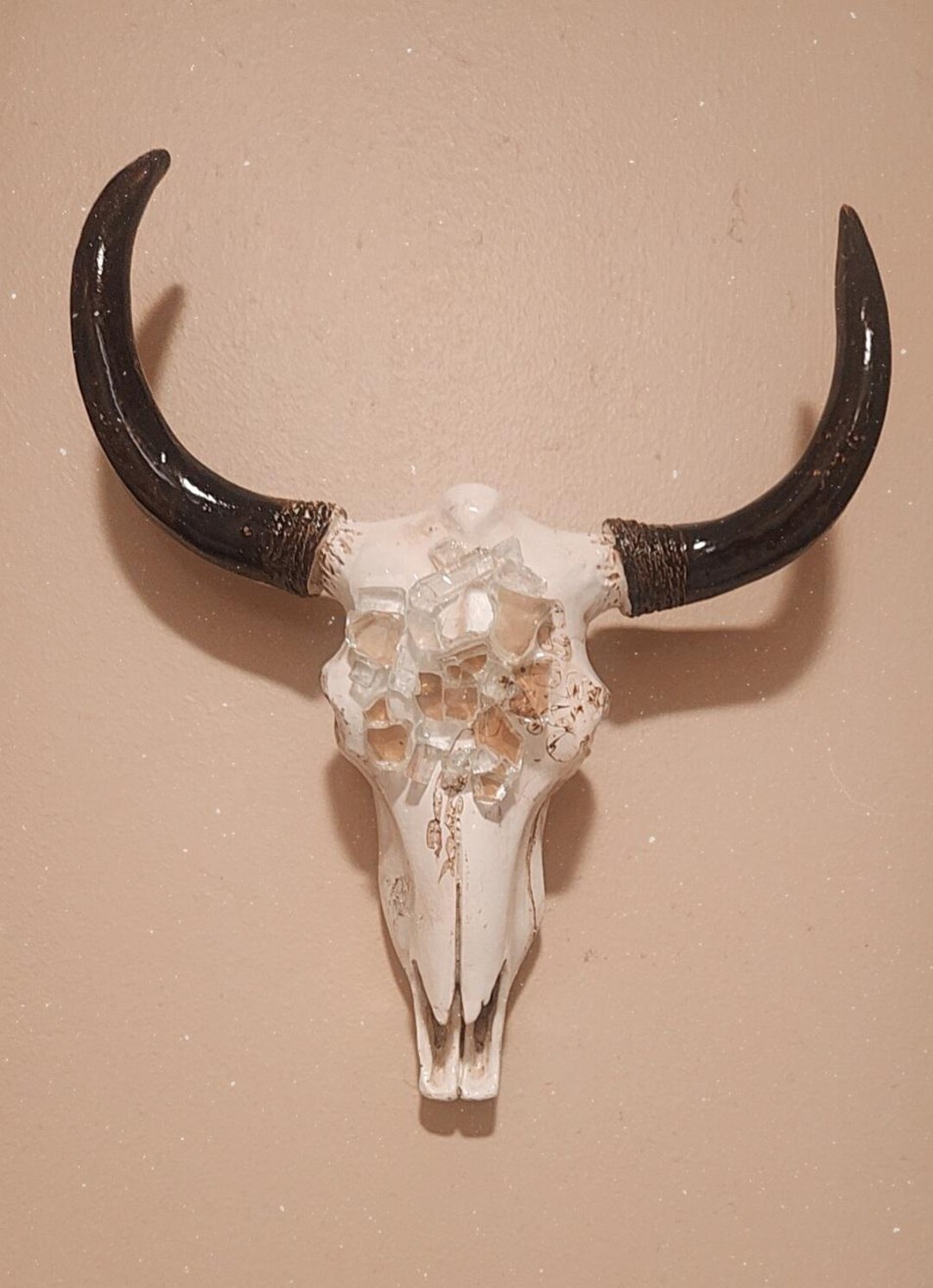 Long Horn Gem Wall Decor - Etsy
