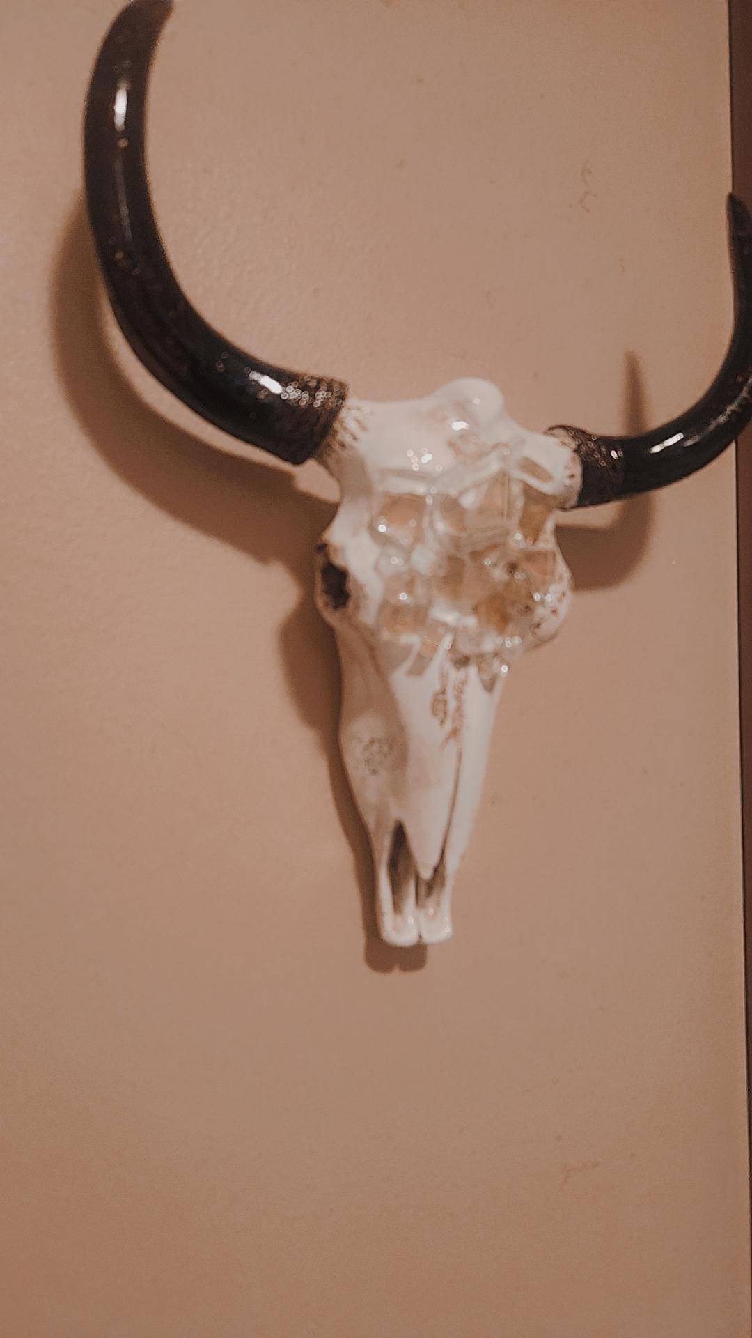 Long Horn Gem Wall Decor - Etsy