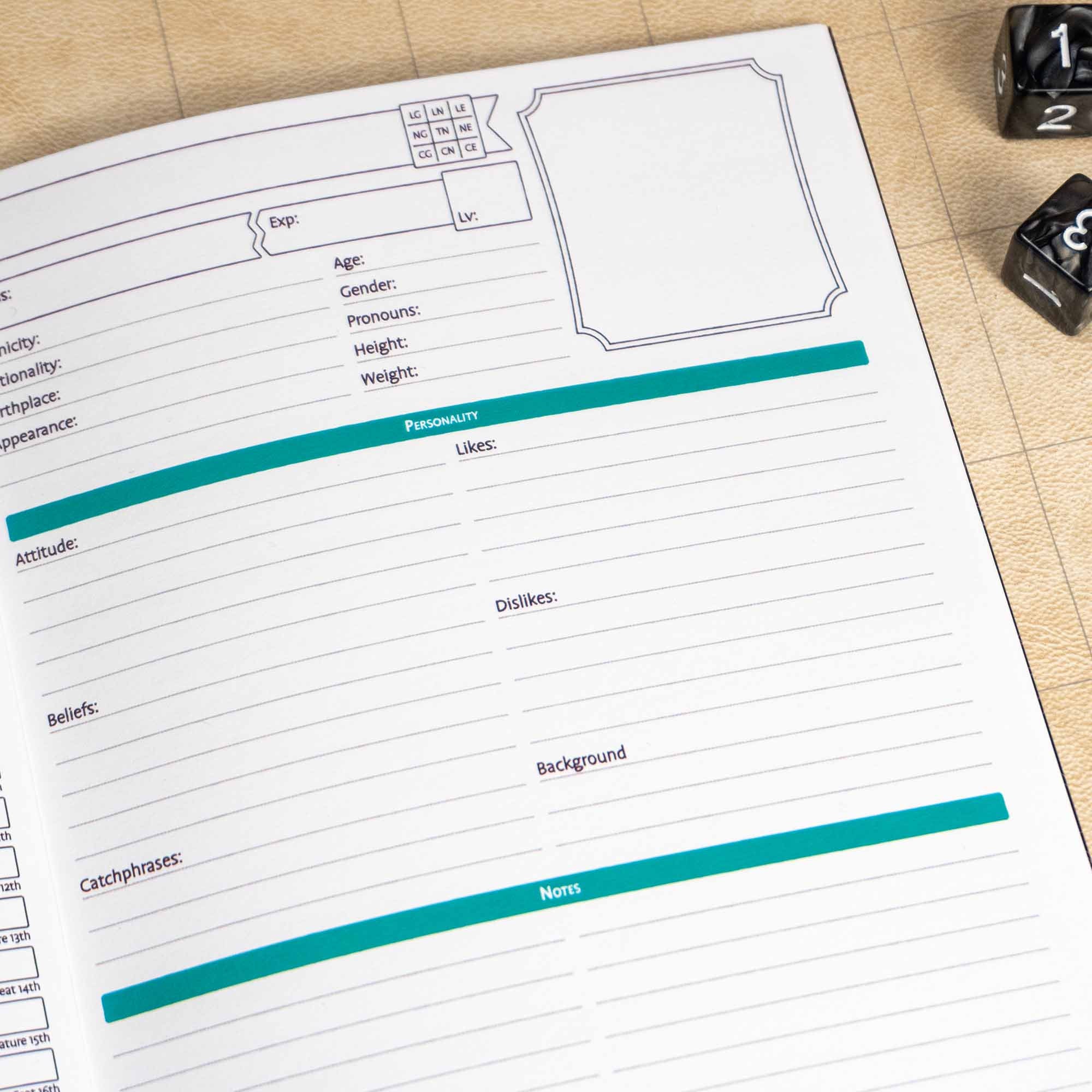 A5 Character Sheet Journal Pathfinder 2e - Etsy