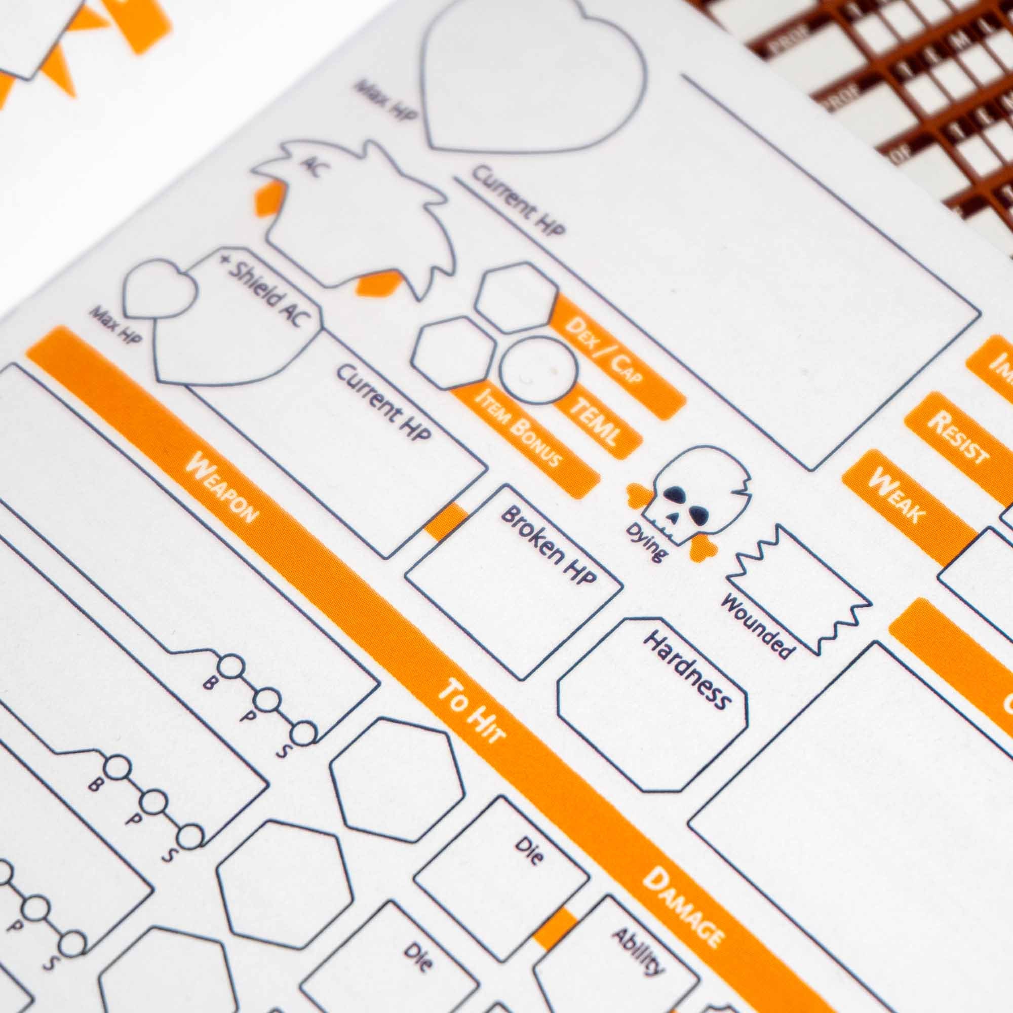 A5 Character Sheet Journal Pathfinder 2e - Etsy