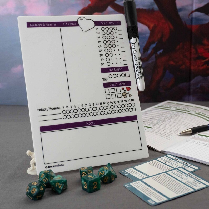Combat Tracker Whiteboard for D&D 5e - Etsy