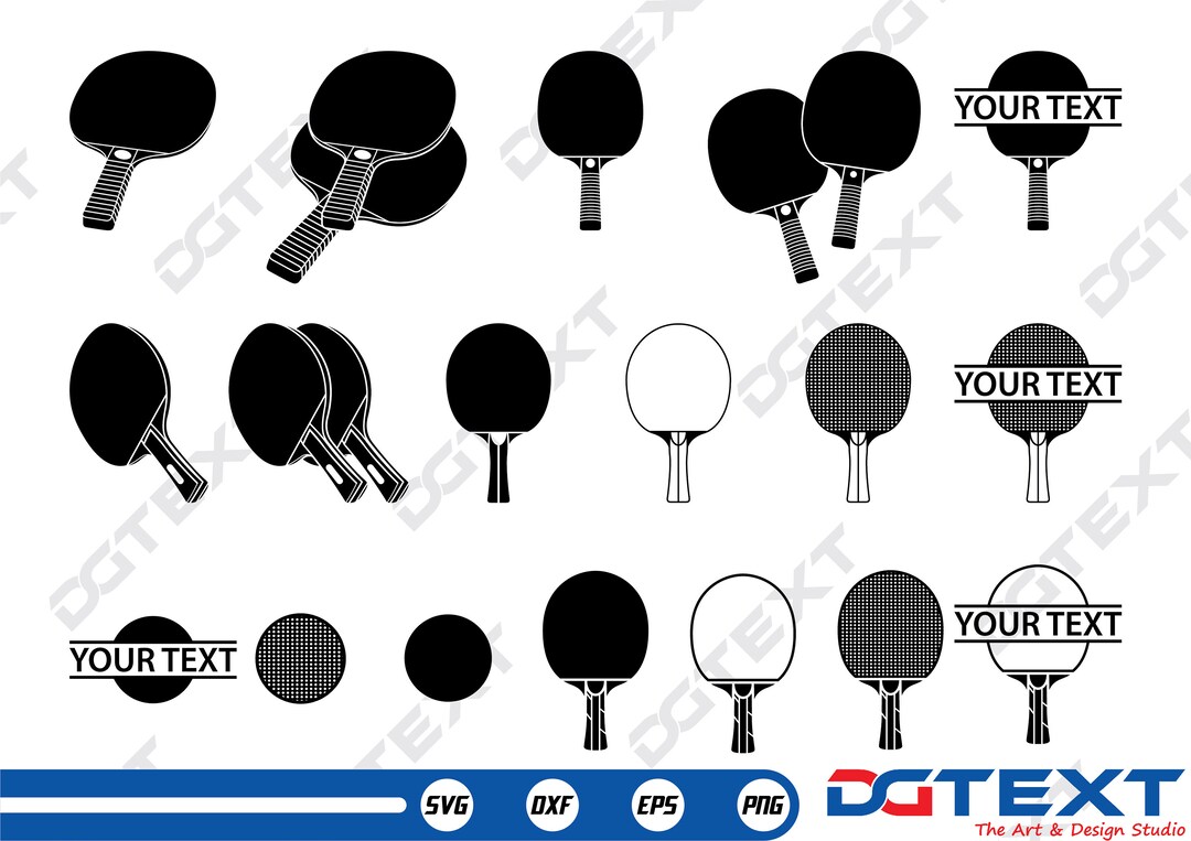 Ping Pong SVG, Ping Pong Vector, Silhouette, Cricut File, Clipart ...