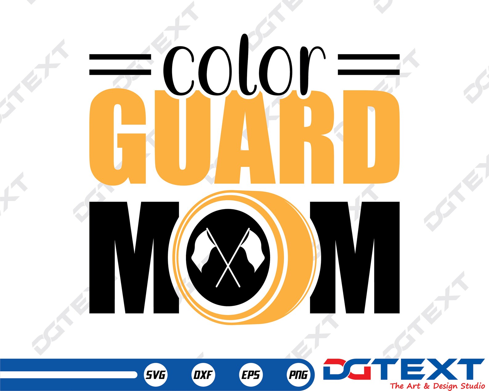 Color Guard Mom SVG Marching Band SVG Vector Silhouette - Etsy
