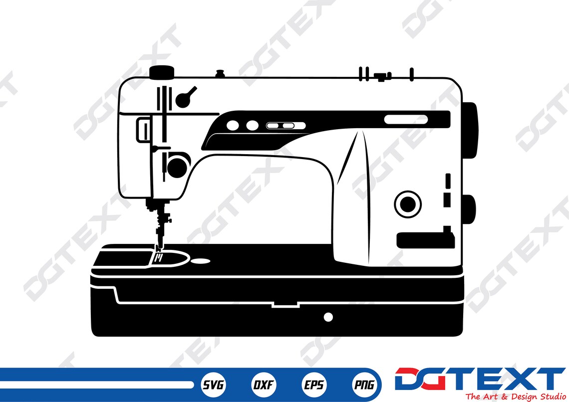 Sewing Machine SVG Sewing Machine Vector Silhouette Cricut | Etsy
