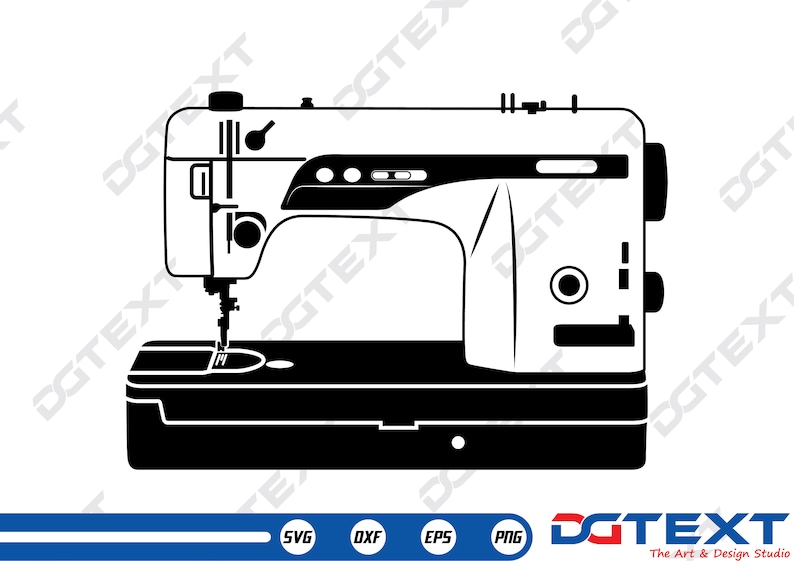 Sewing Machine SVG Sewing Machine Vector Silhouette Cricut | Etsy