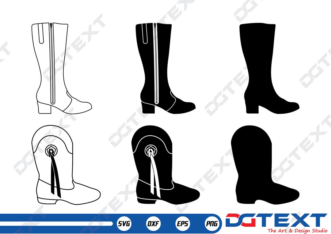 Drill Team Majorette Boots SVG Silhouette Cricut file - Etsy España
