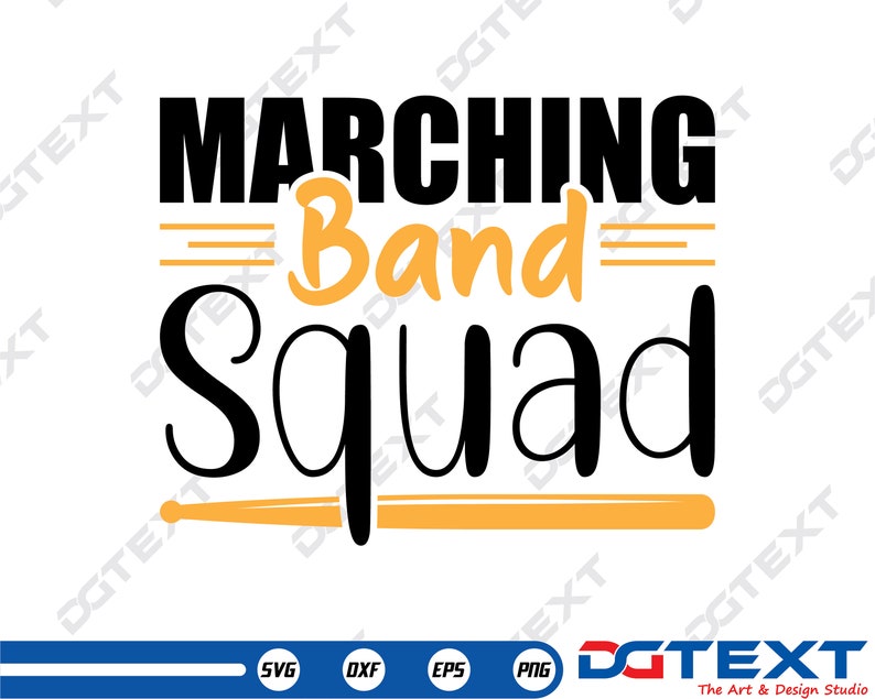 Marching Band Squad SVG Marching Band SVG Vector - Etsy