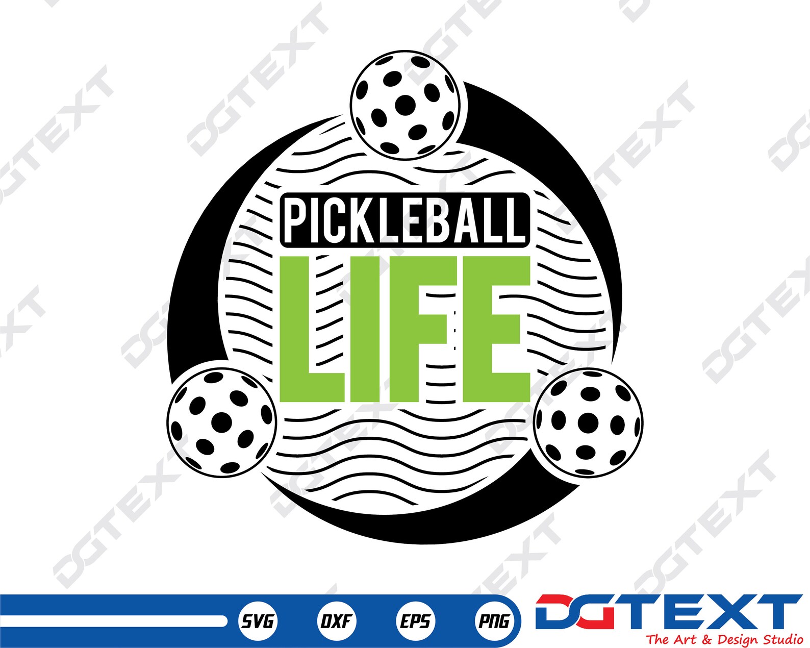 Pickleball Life SVG Pickleball Life Vector Silhouette - Etsy