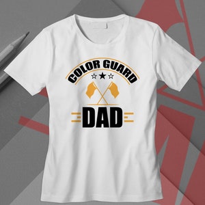 Color Guard Dad SVG, Marching Band SVG, Vector, Silhouette, Cricut File ...