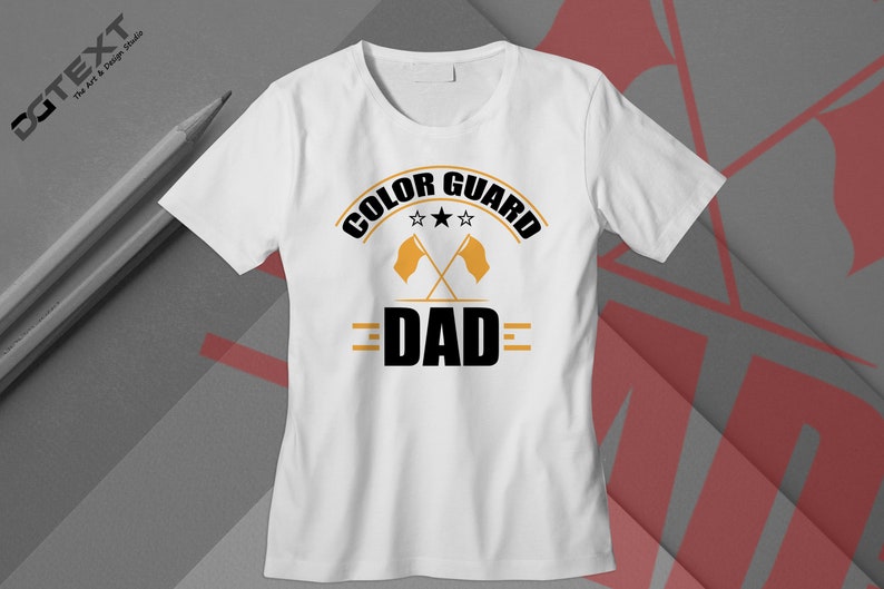 Color Guard Dad SVG Marching Band SVG Vector Silhouette | Etsy
