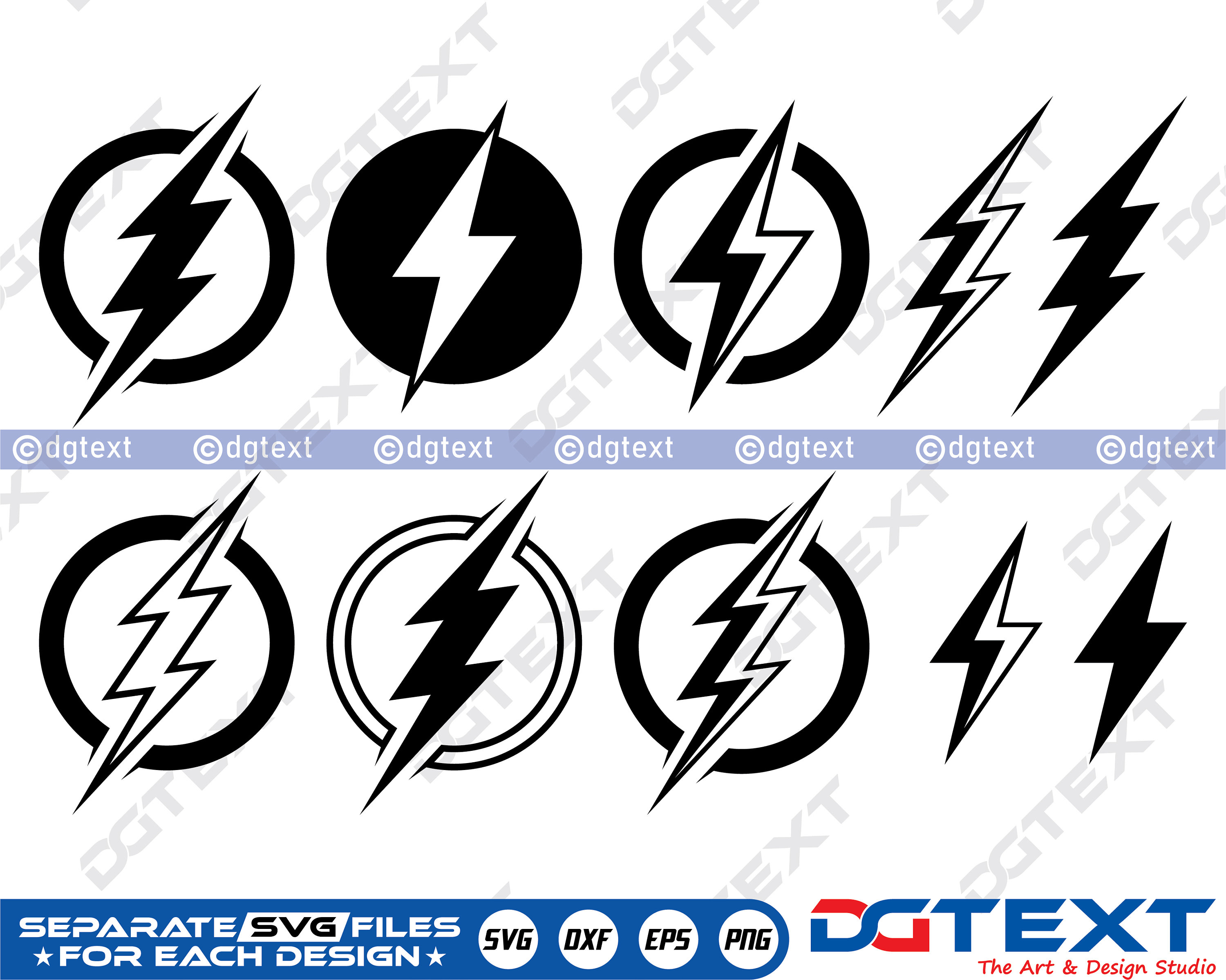 Lightning Bolt SVG Lightning Bolt Vector Silhouette Cricut - Etsy