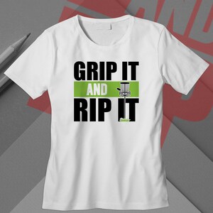 Grip It and Rip It SVG, Vector, Silhouette, Cricut File, Clipart ...