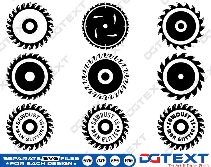 Saw Blades, Saw, Blades, Tools, Construction, Decal, Car Decal, Laptop ...