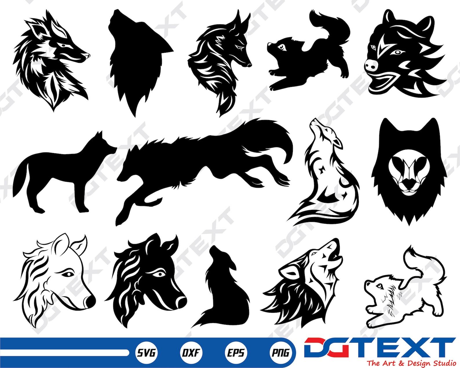 Wolf Pack SVG Wolf Pack Vector Silhouette Cricut File - Etsy