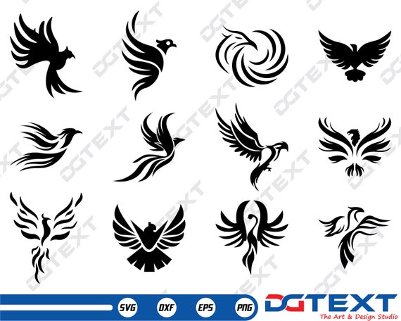 Phoenix SVG Phoenix Vector Silhouette Cricut File Clipart - Etsy