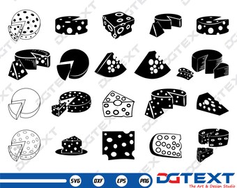 Cheese SVG Bundle, Cheese SVG, Cheese Clipart, Cheese Cut Files for ...