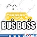 Bus Boss SVG Bus Boss Vector Silhouette Cricut File - Etsy