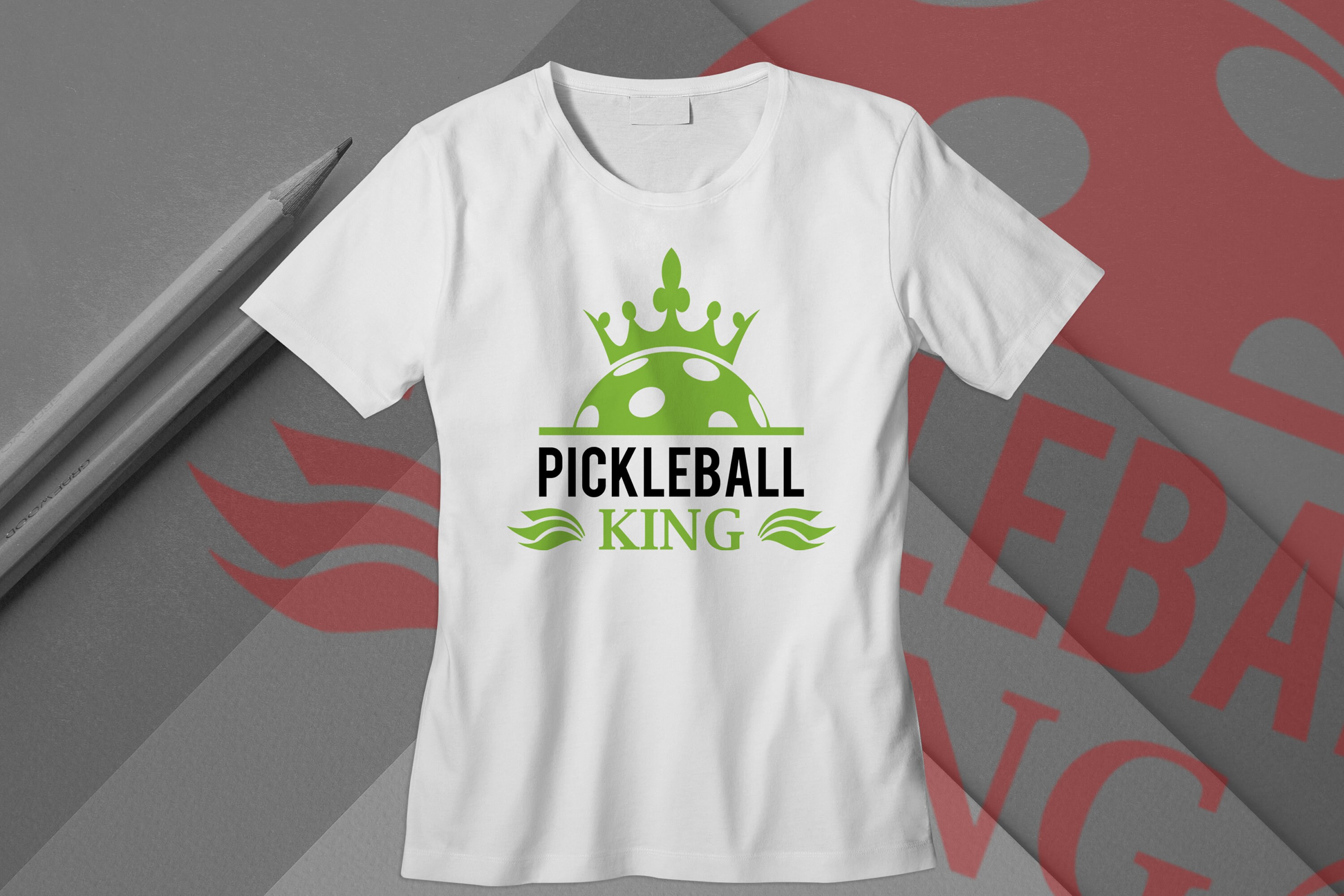 Pickleball King SVG Pickleball King Vector Silhouette - Etsy