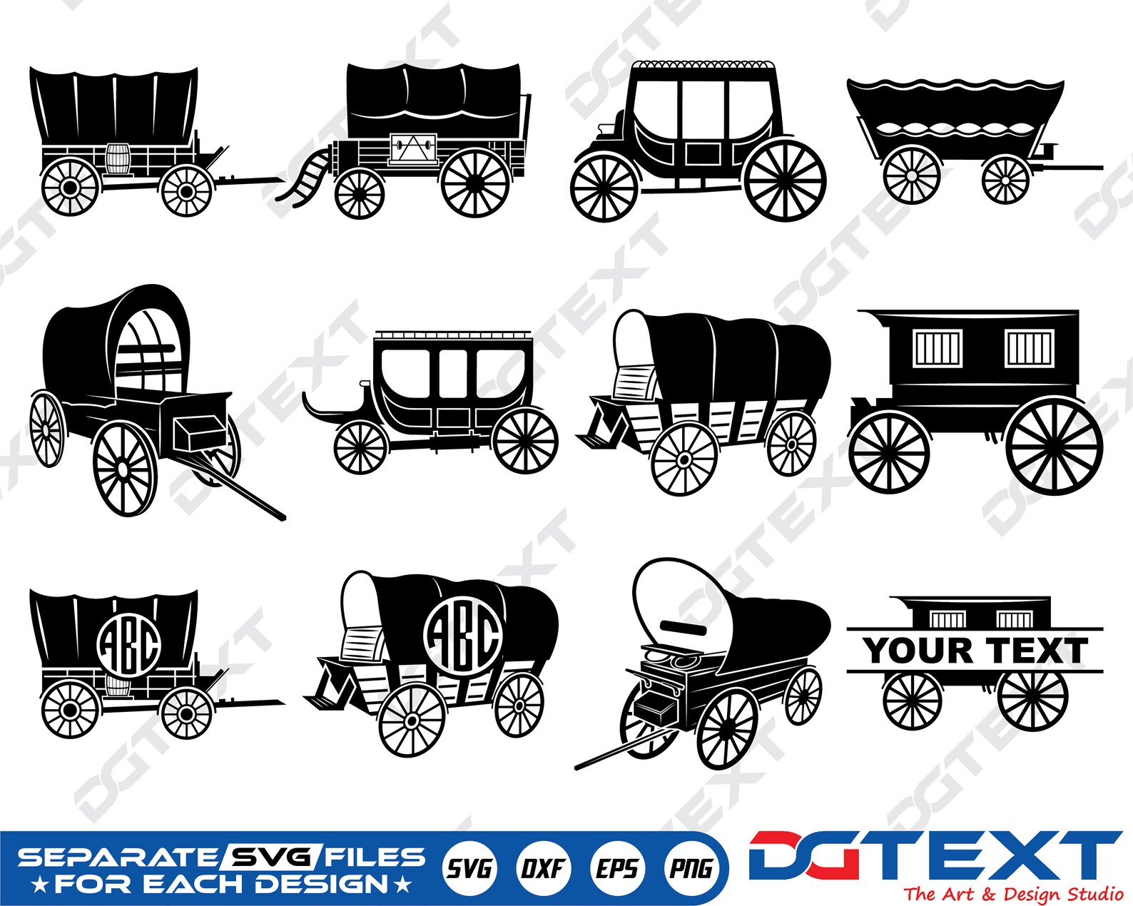 Wagon SVG Wagon Vector Silhouette Cricut File Clipart - Etsy UK
