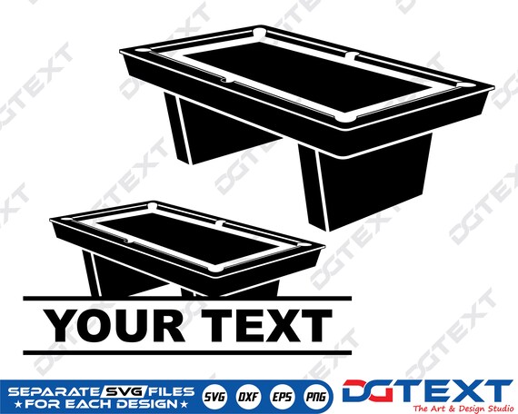 Billiard SVG Pool SVG Vector Silhouette Cricut File - Etsy
