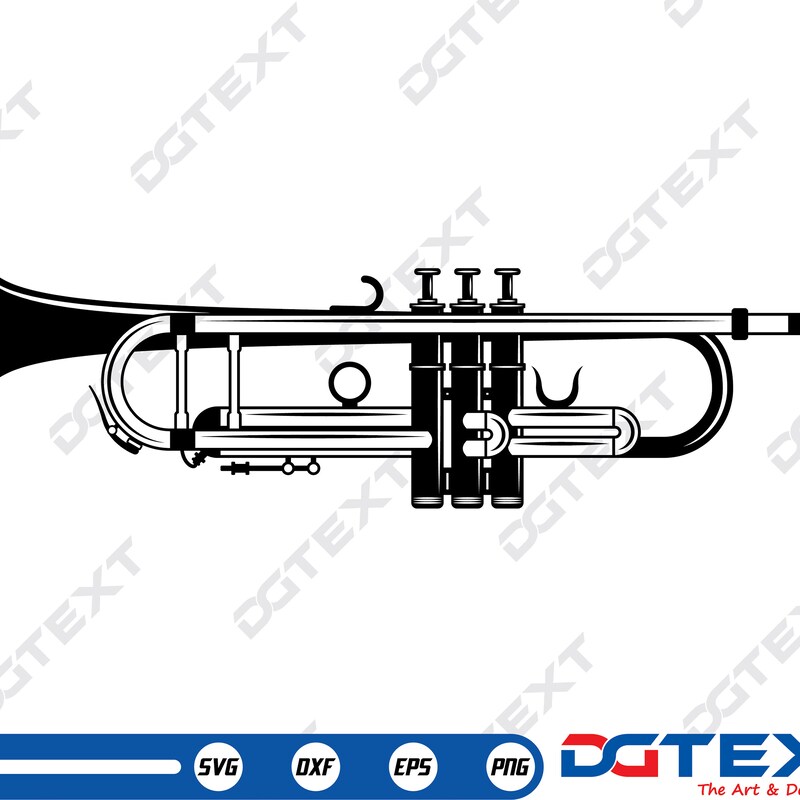 Trumpet Clipart - Etsy