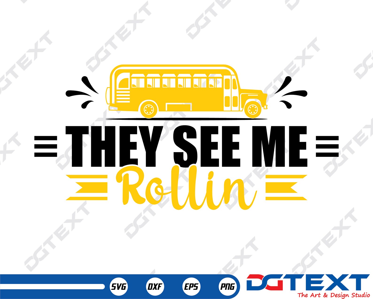 They See Me Rollin SVG Vector Silhouette Cricut File - Etsy