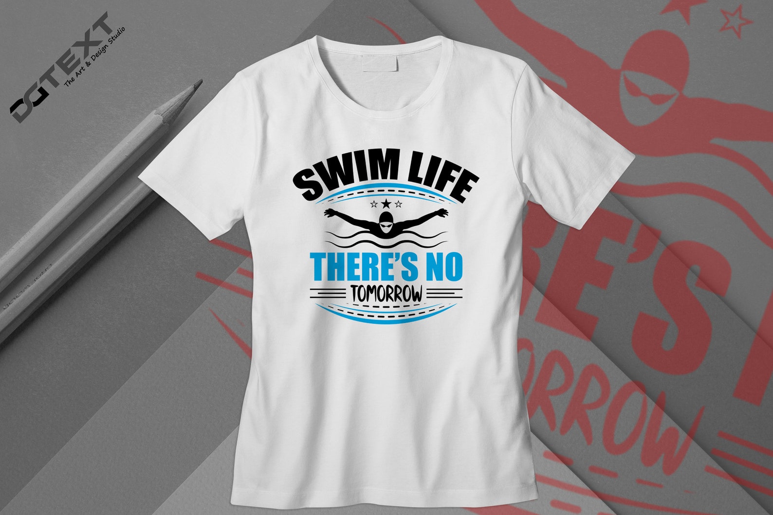 Swim Life Theres No Tomorrow SVG Swimming SVG Vector | Etsy