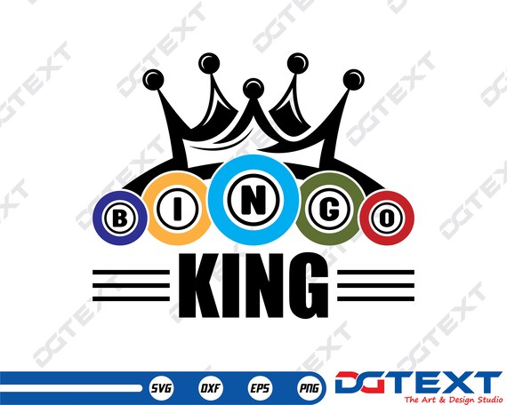 Bingo King SVG Bingo SVG Vector Silhouette Cricut File - Etsy UK