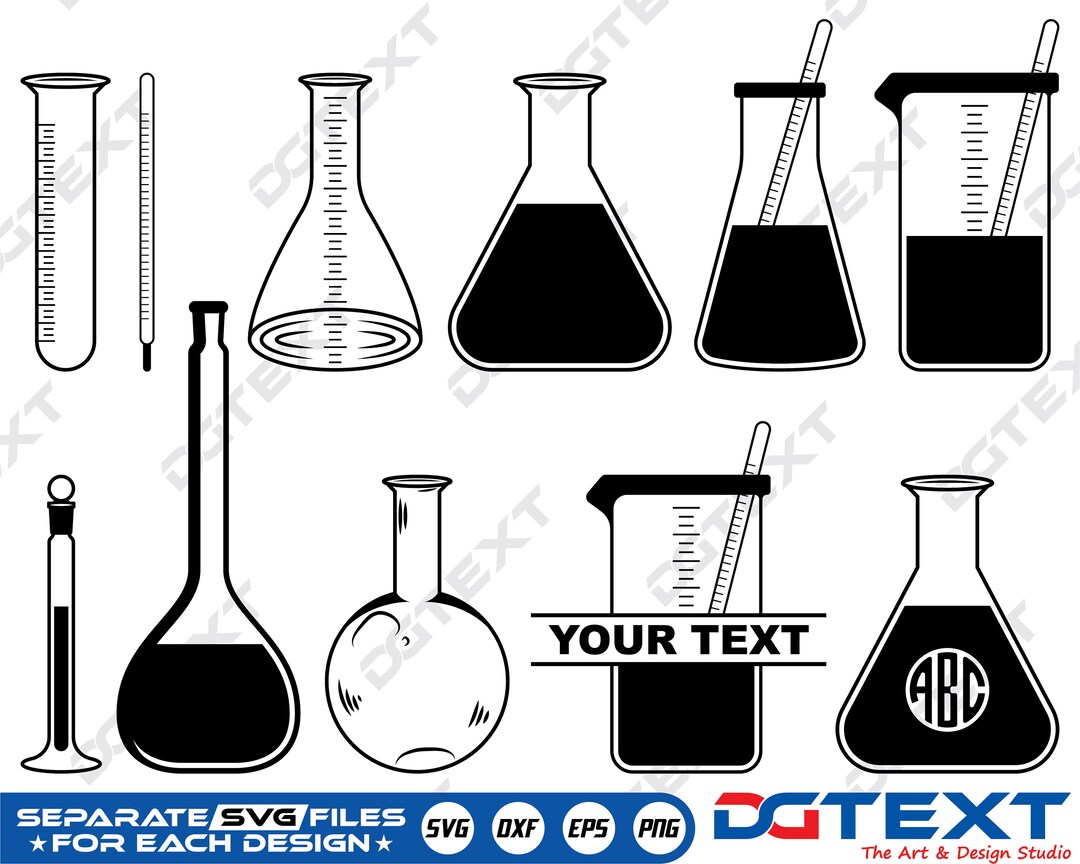 Test Tube SVG, Test Tube Vector, Silhouette, Cricut File, Clipart ...
