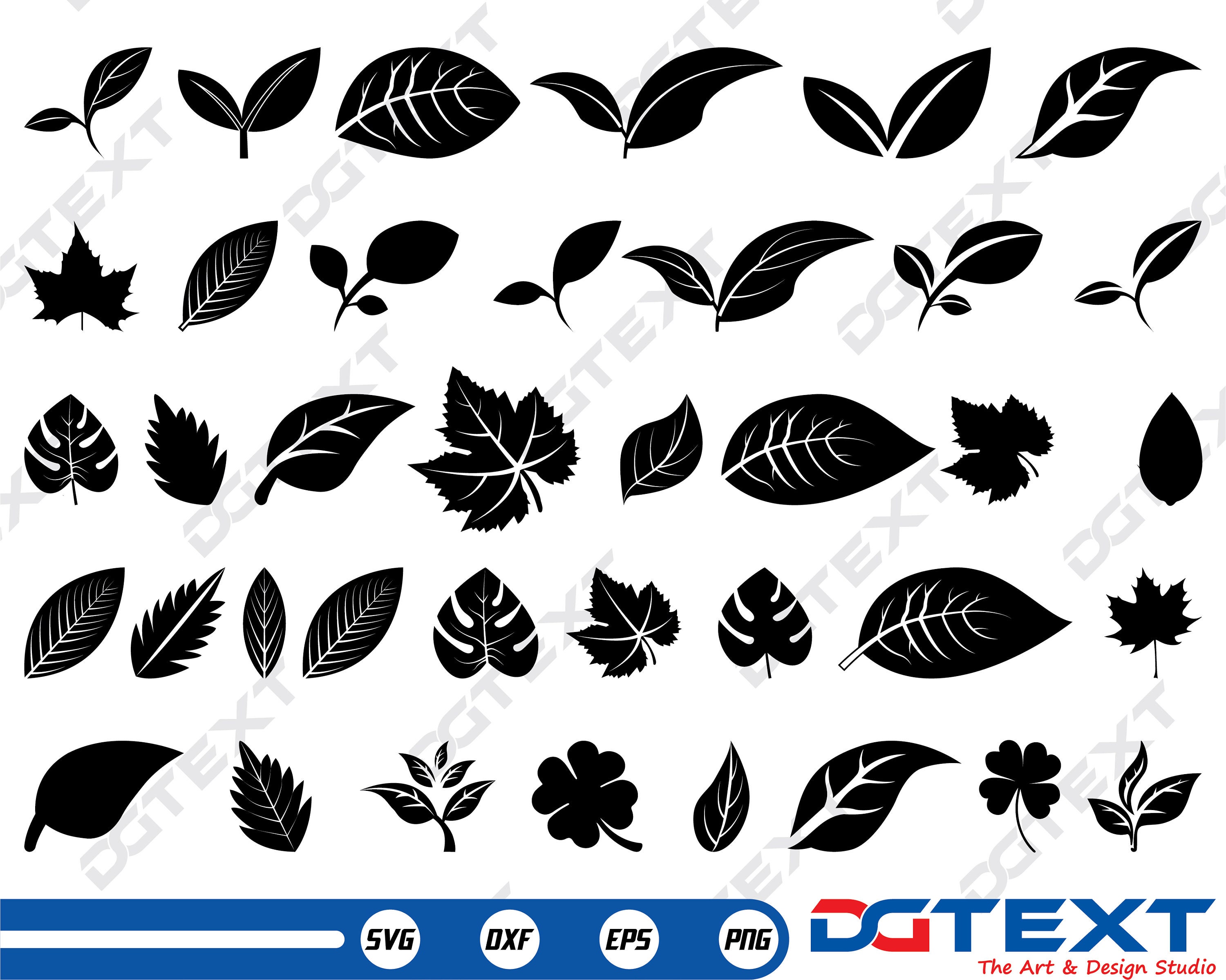 Leaf SVG Leaf Vector Silhouette Cricut File Clipart - Etsy Australia