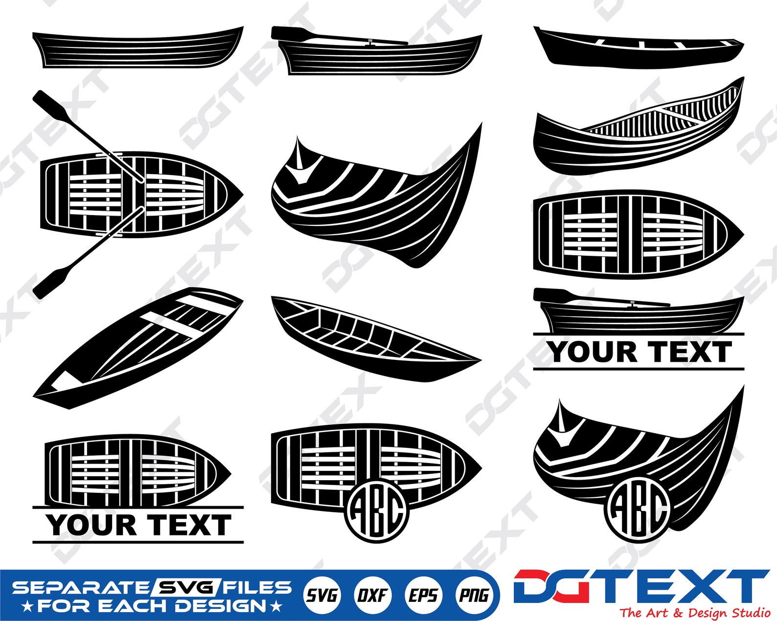 Wooden Boat SVG Wooden Boat Vector Silhouette Cricut File - Etsy