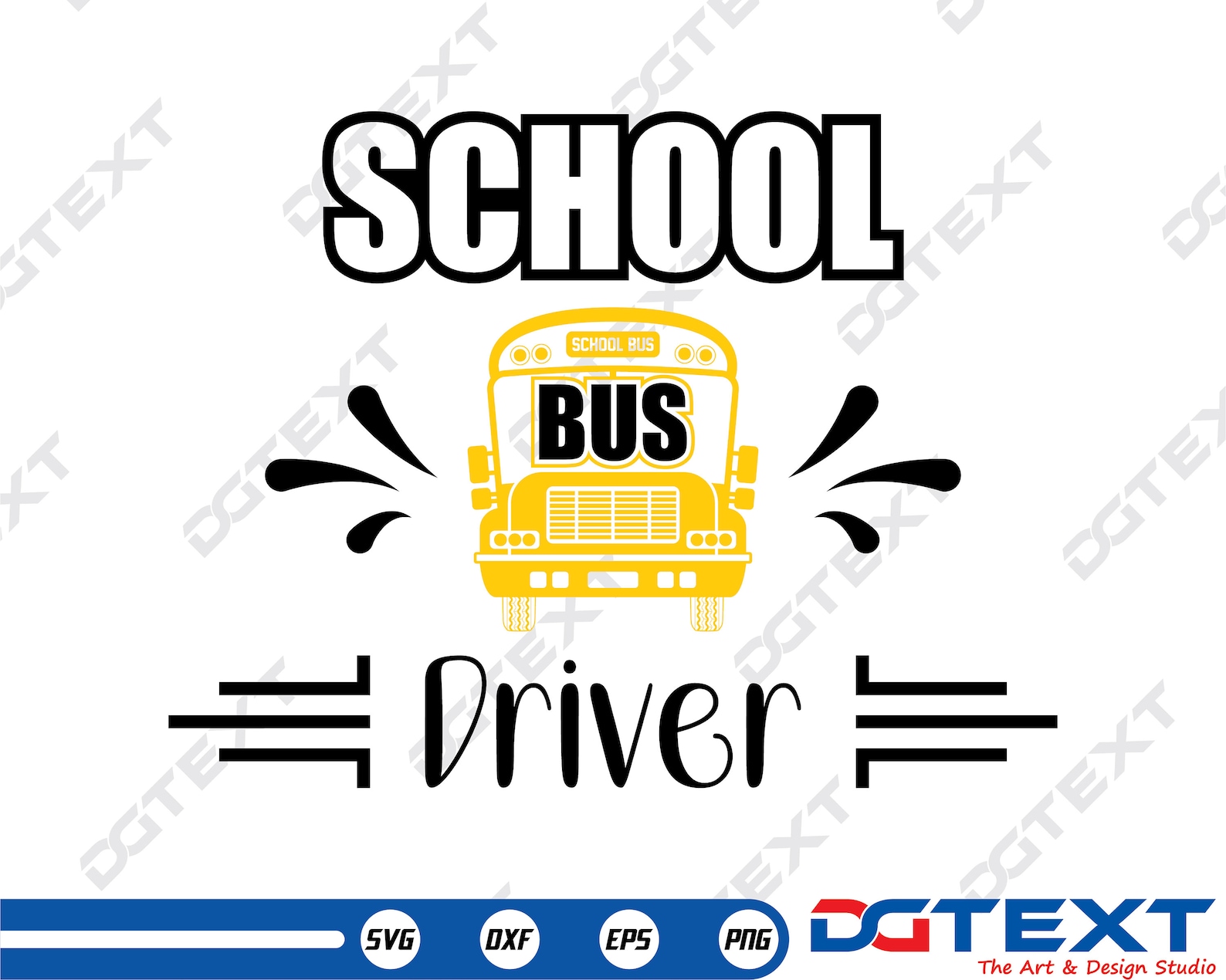 School Bus Driver SVG Vector Silhouette Cricut File - Etsy