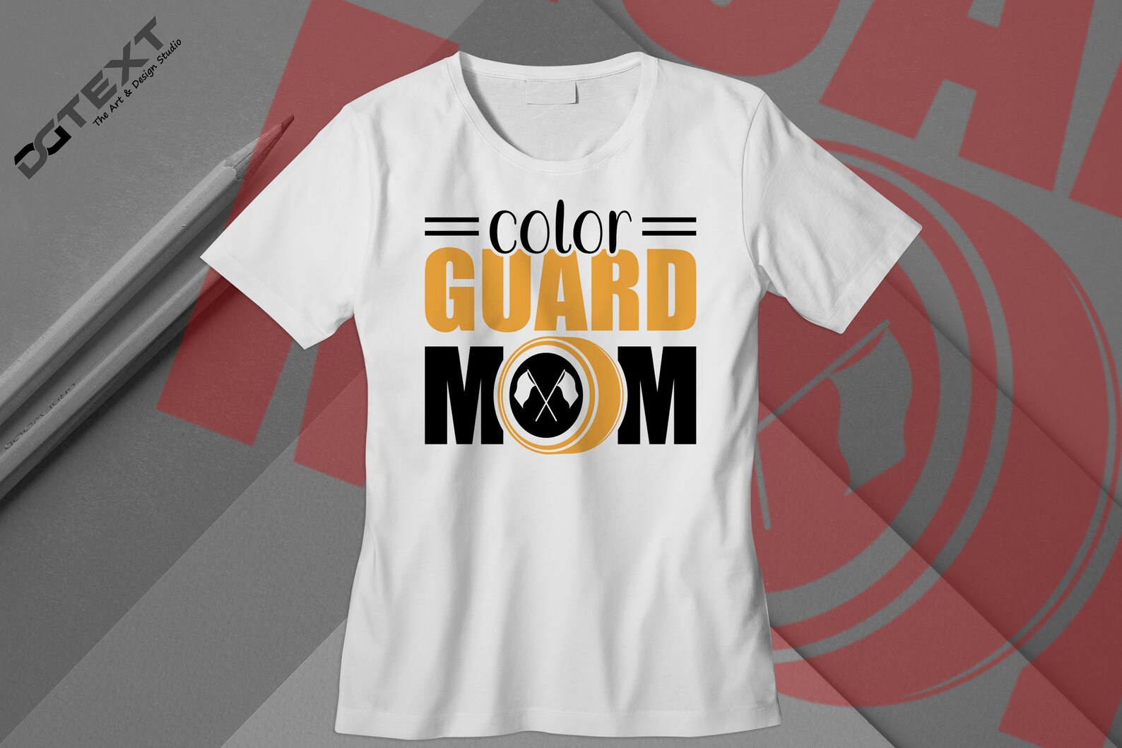 Color Guard Mom SVG Marching Band SVG Vector Silhouette - Etsy