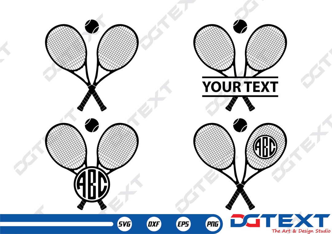 Tennis Racket SVG, Tennis Racket Vector, Silhouette, Cricut File ...