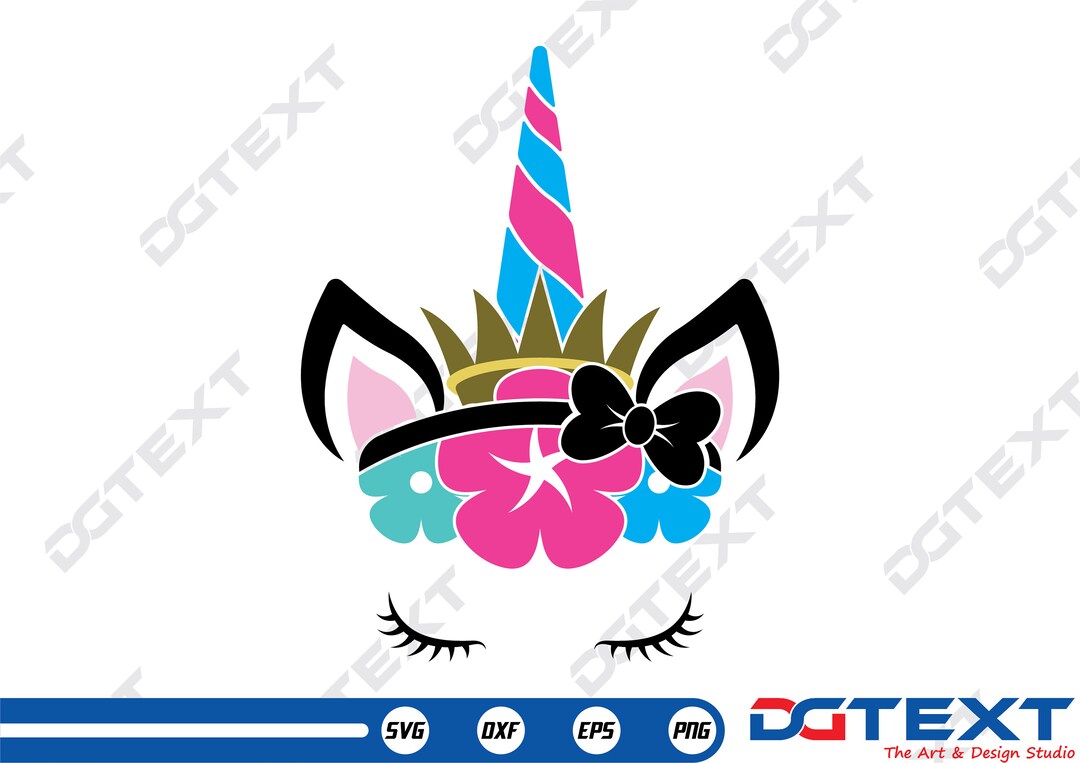 Unicorn Crown SVG, Unicorn Crown Vector, Silhouette, Cricut File ...