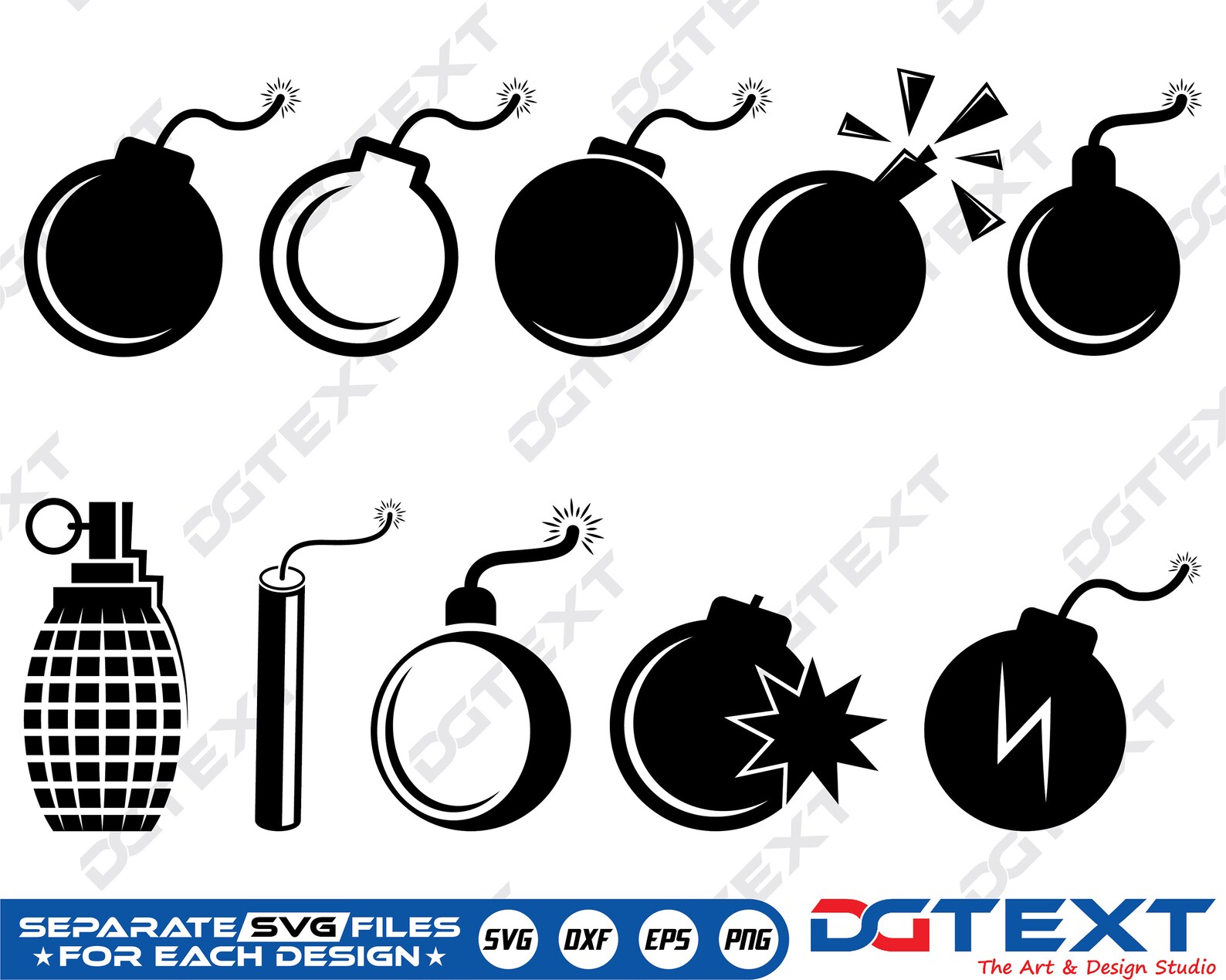 Bomb SVG Bomb Vector Silhouette Cricut File Clipart - Etsy UK