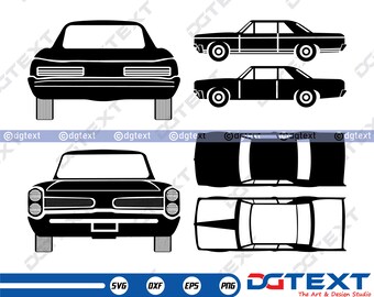 GTO (1967) Silhouette Vector File - Etsy