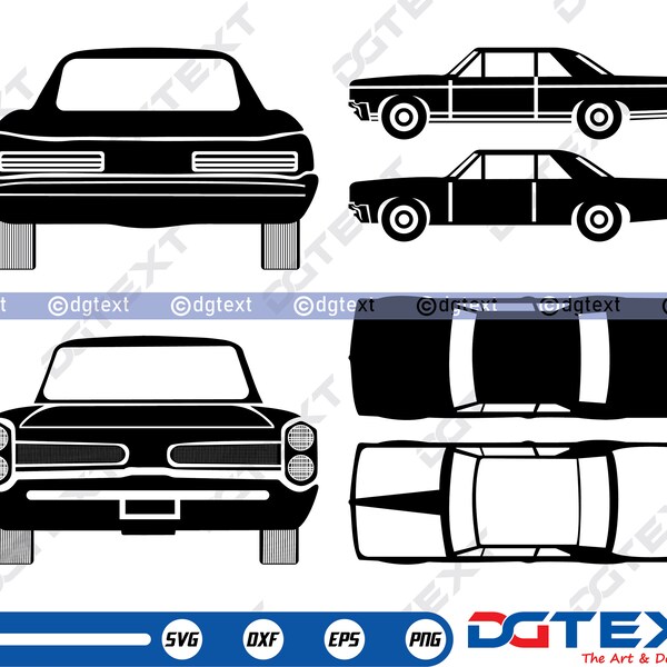 Pontiac Gto Svg - Etsy