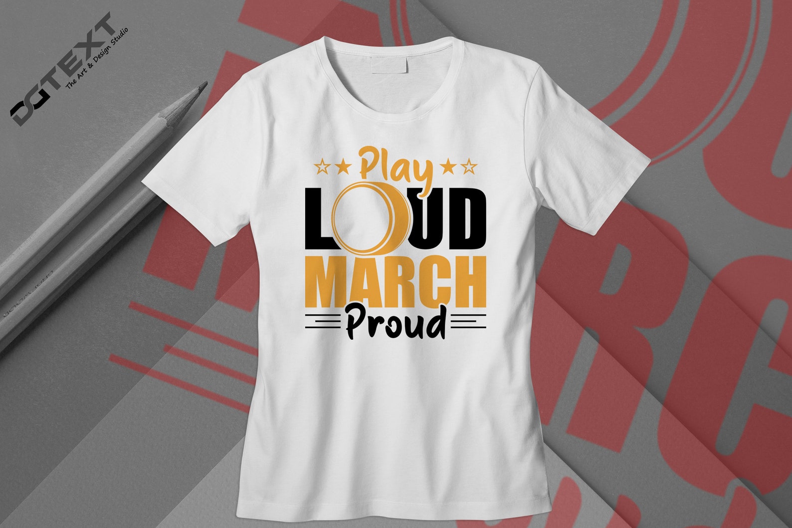 Play Loud March Proud SVG Marching Band SVG Vector - Etsy
