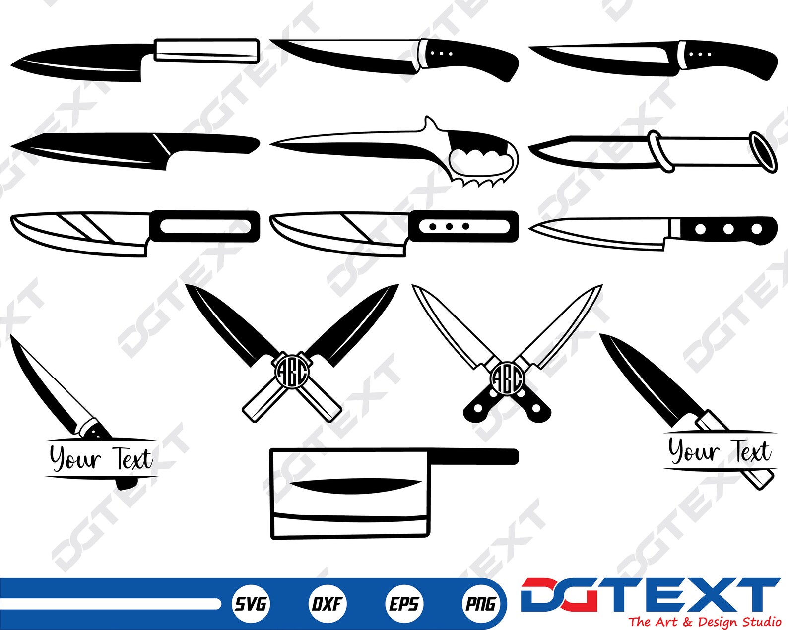 Knife SVG Knife Vector Silhouette Cricut File Clipart - Etsy