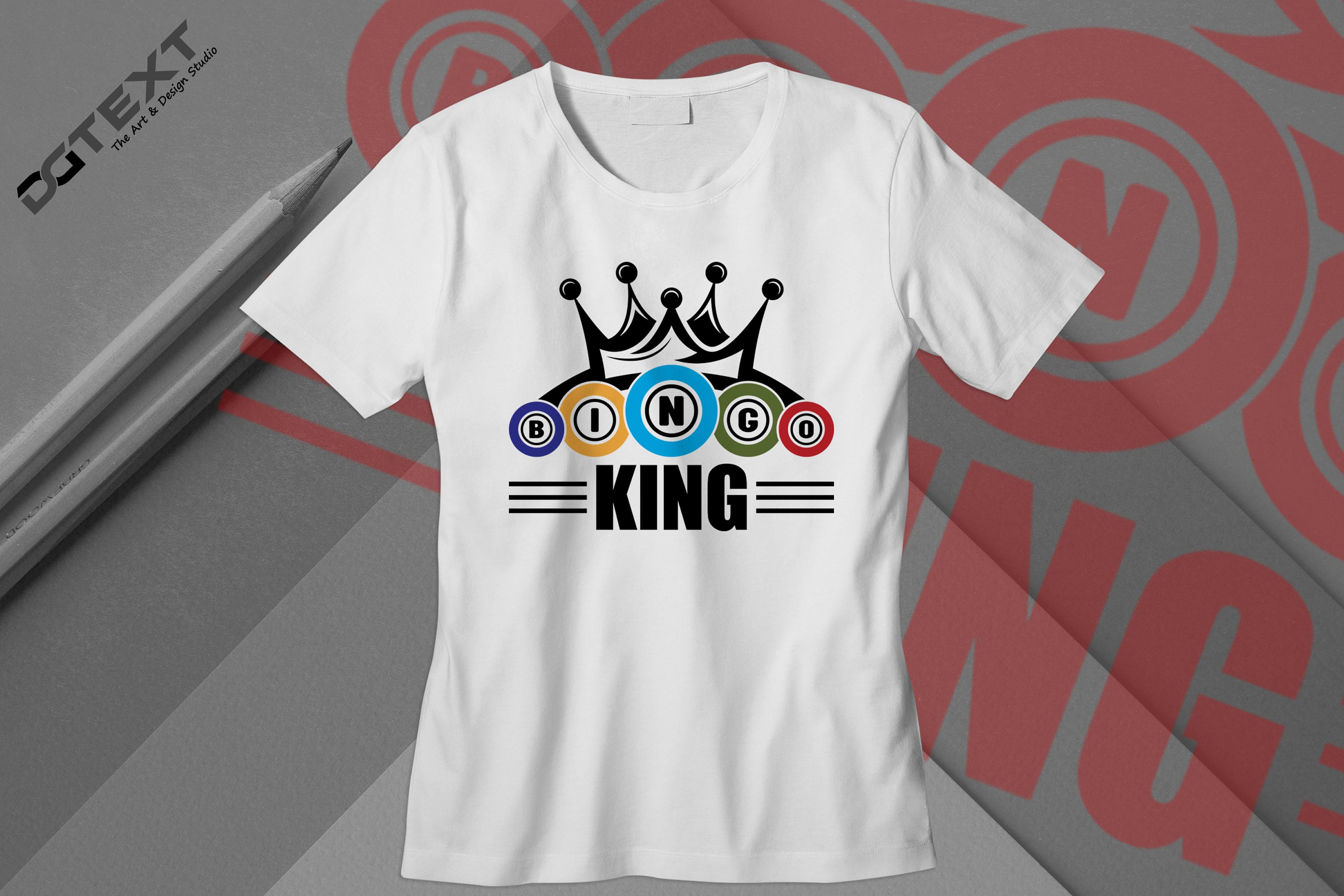 Bingo King SVG Bingo SVG Vector Silhouette Cricut File - Etsy