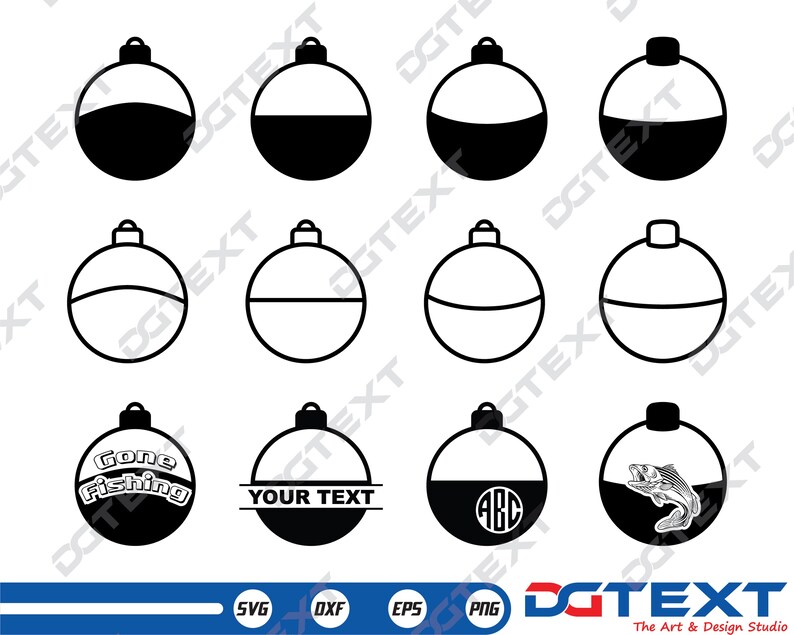 Fishing Bobber SVG, Fishing Bobber Vector, Silhouette, Cricut File ...