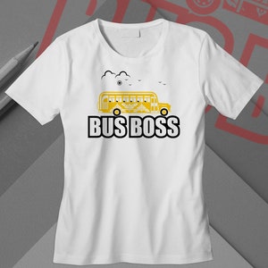 Bus Boss SVG, Bus Boss Vector, Silhouette, Cricut File, Clipart ...