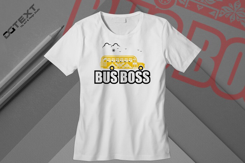 Bus Boss SVG Bus Boss Vector Silhouette Cricut File - Etsy