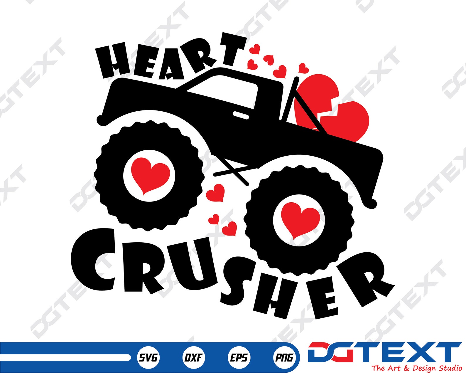 Heart Crusher SVG Heart Crusher Vector Silhouette Cricut - Etsy
