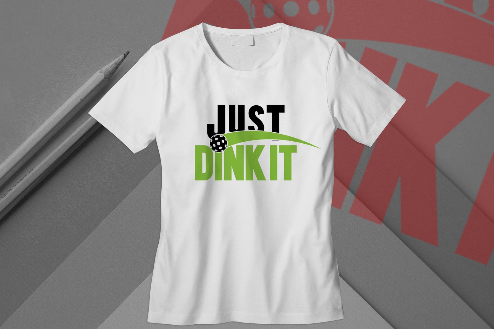 Just Dink It SVG Just Dink It Vector Silhouette Cricut | Etsy