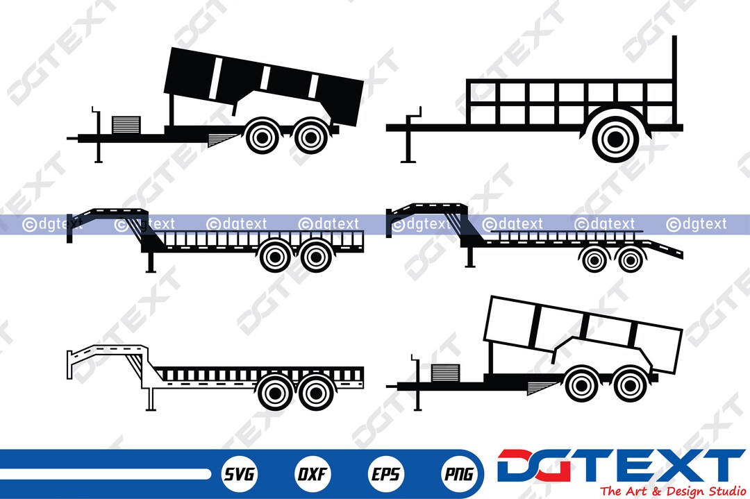Big Tex Trailers SVG, Big Tex Trailers Vector, Silhouette, Cricut File ...