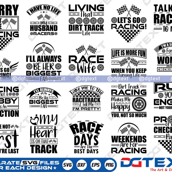 Racing Svg - Etsy