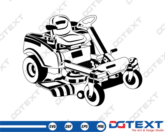 Zero Turn Lawn Mowers SVG Zero Turn Lawn Mowers Vector - Etsy